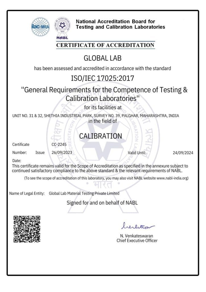NABL Accredited Lab in India | Global Lab - Best in class testing services