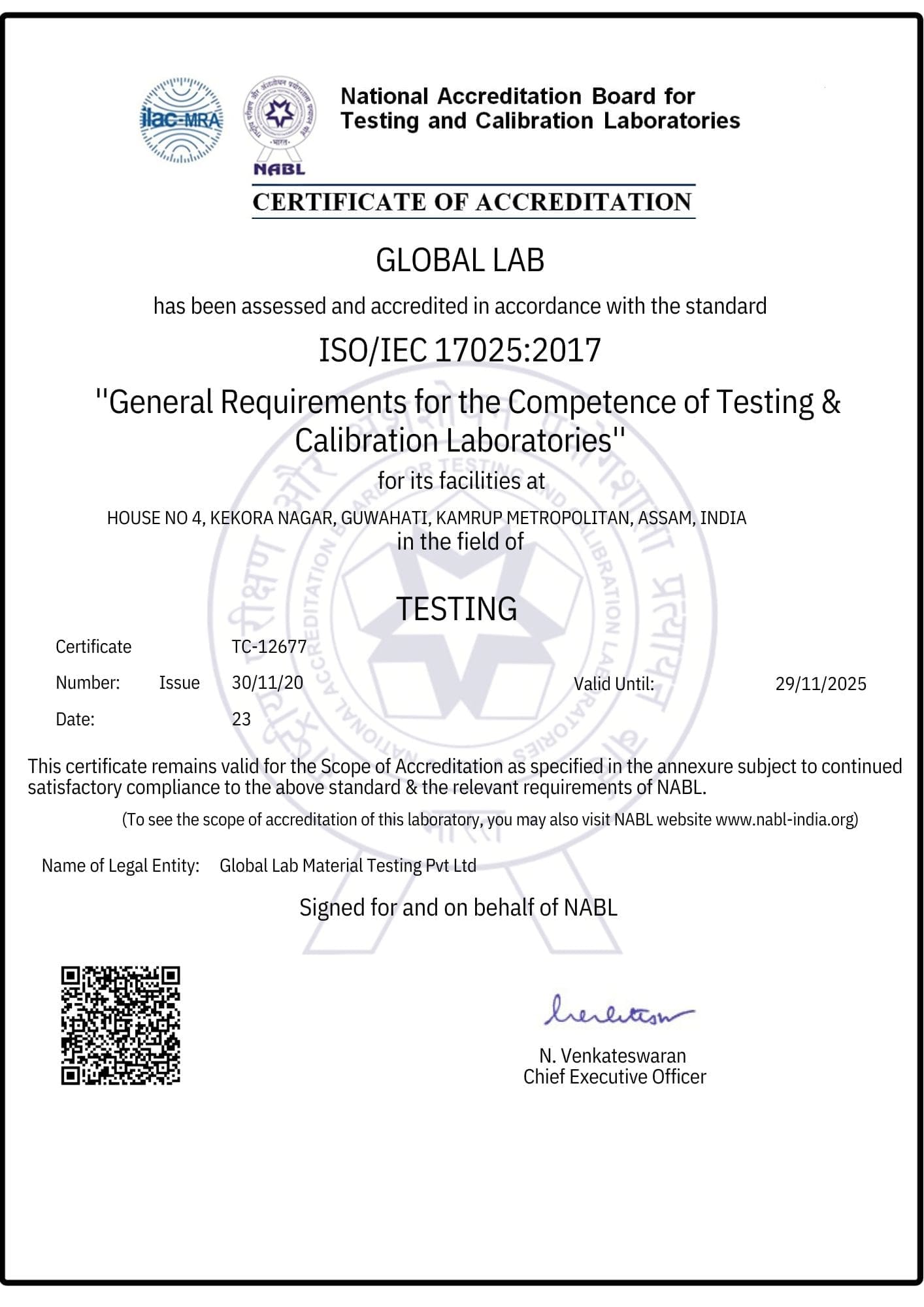 NABL Accredited Lab in India | Global Lab - Best in class testing services NABL Accredited Lab in India | Global Lab - Best in class testing services